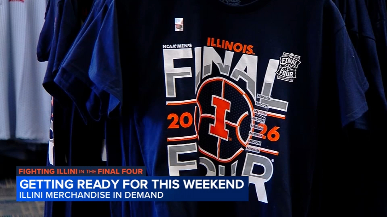 Illini merch in demand at Chicago stores as fans prepare for Final Four ...