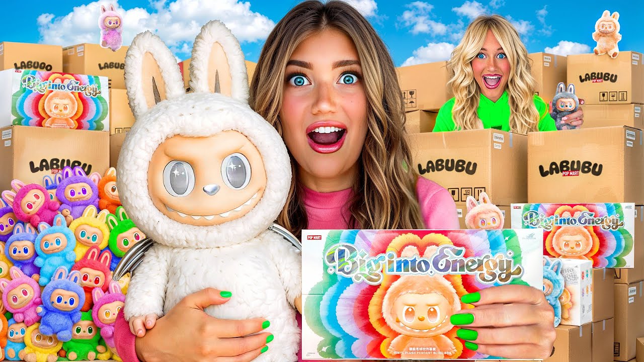 I bought every viral Labubu mystery box! 🤑