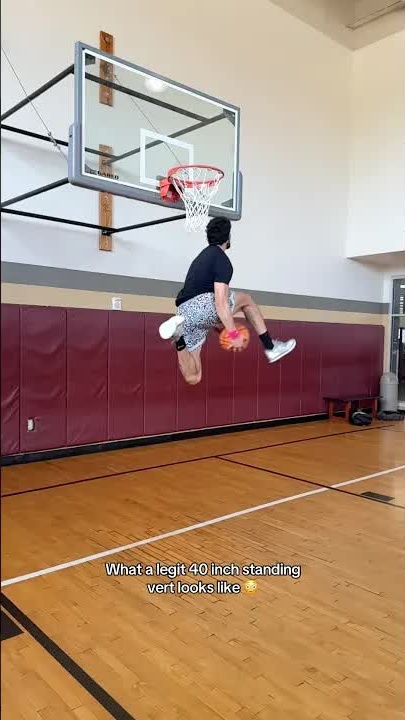 Amazing vertical jump - can touch 115 off vert!