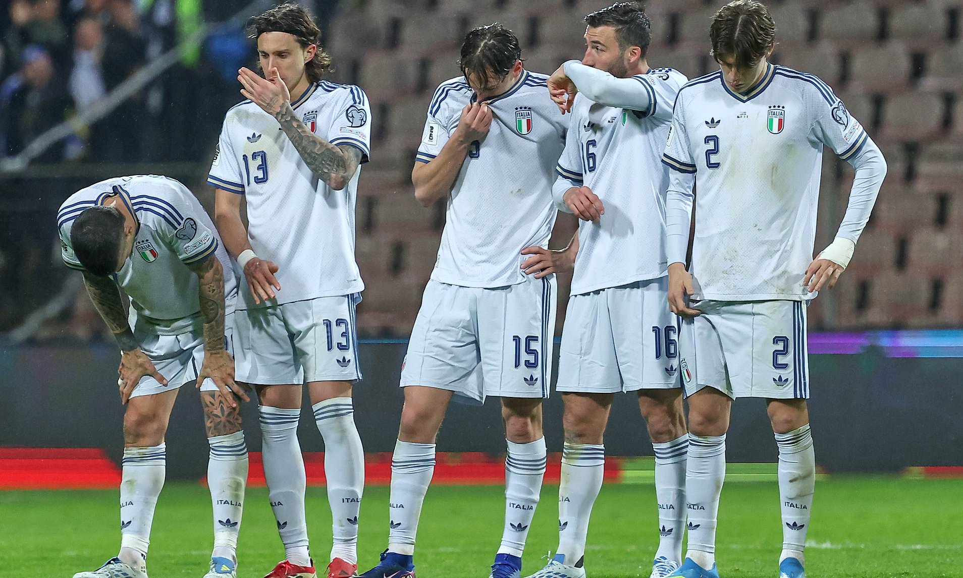Italy fail to qualify for third straight World Cup after shock penalty ...