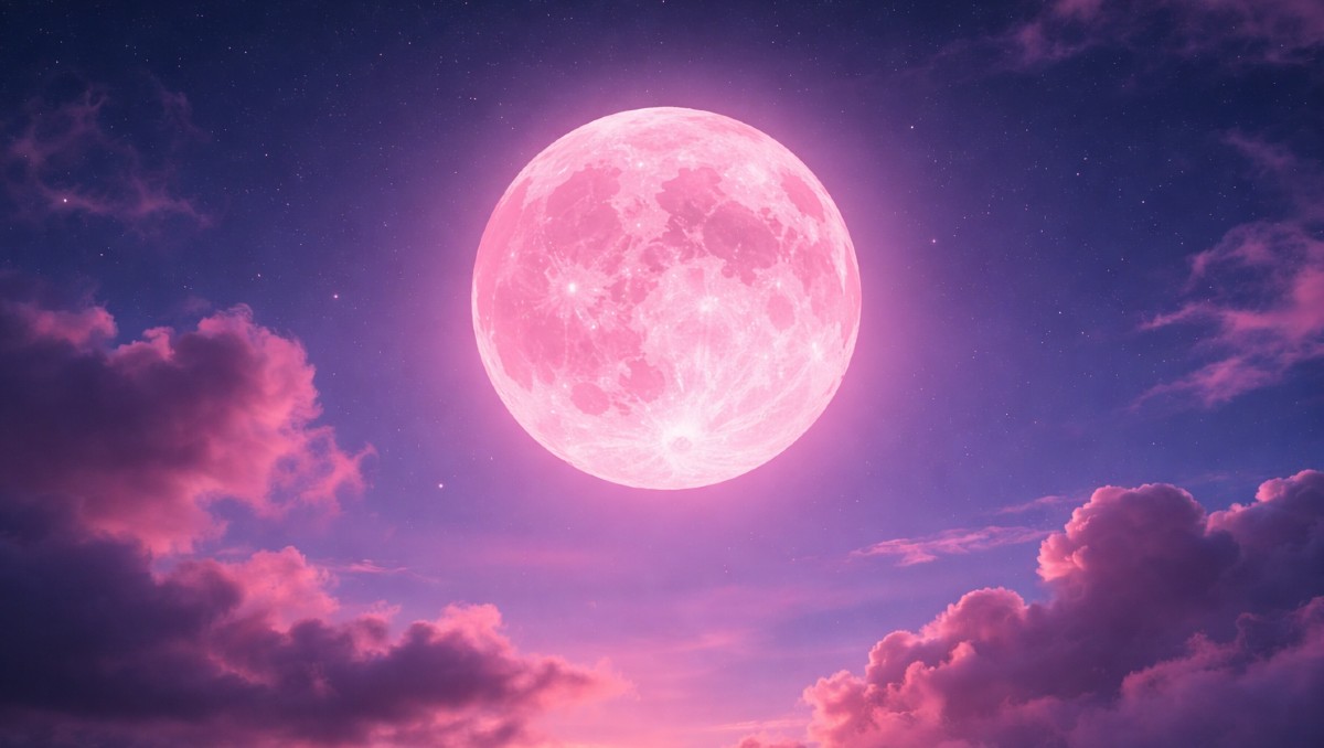 ¿A qué hora ver la luna rosa de abril en vivo hoy 1 de abril? Horario ...