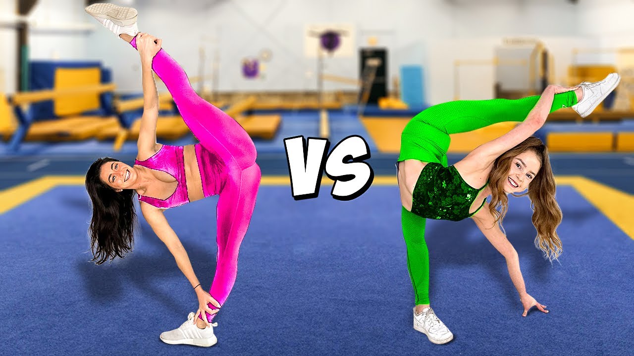 Extreme gymnastics challenge vs Anna McNulty!