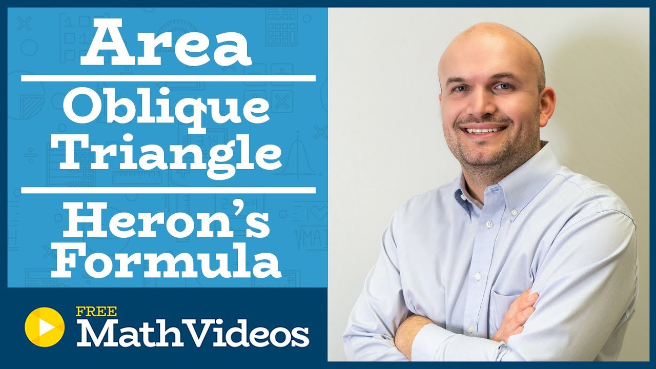 Master how to determine the area of a triangle using Heron's formula