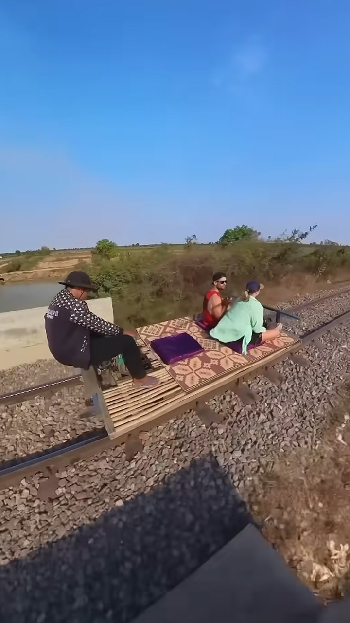 Cambodia bamboo train ride: Unique, dangerous and fun experience