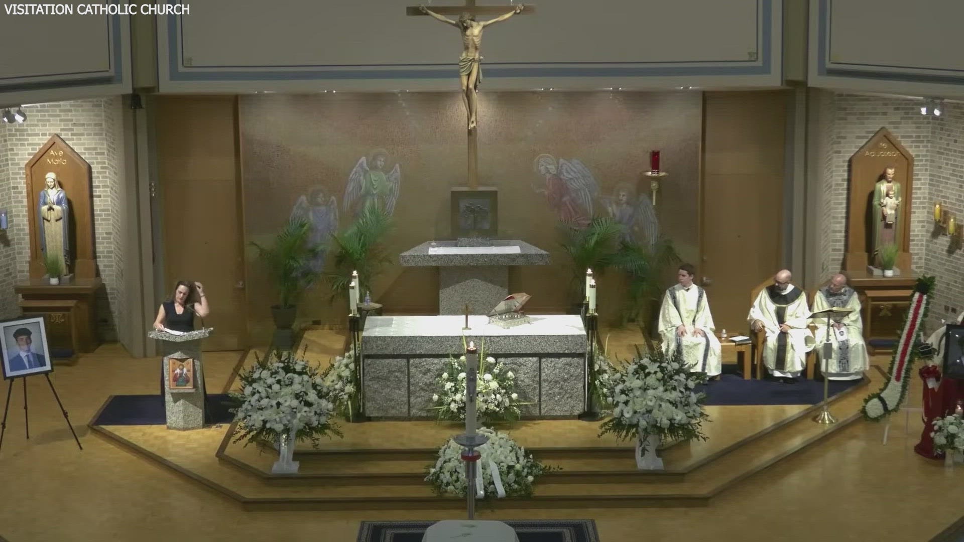 Jimmy Gracey's godmother delivers eulogy during University of Alabama ...