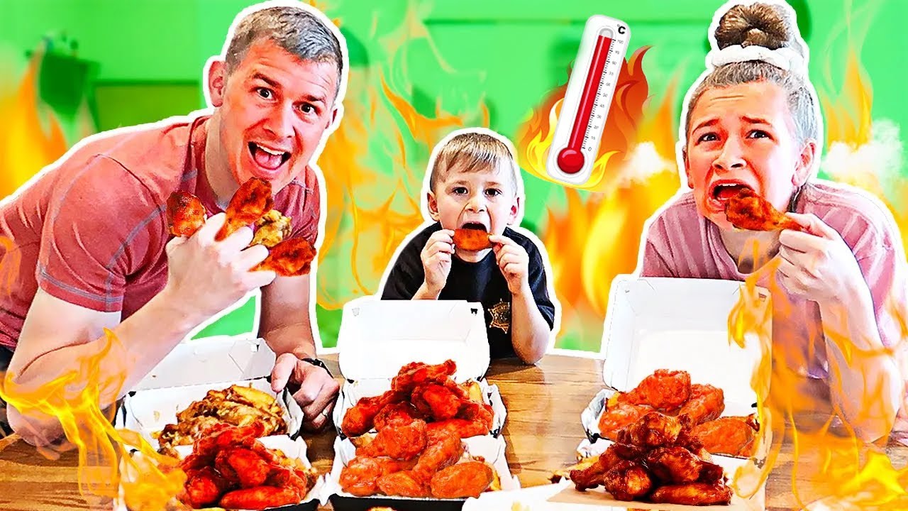 Last to eat spicy chicken wings! | JKREW