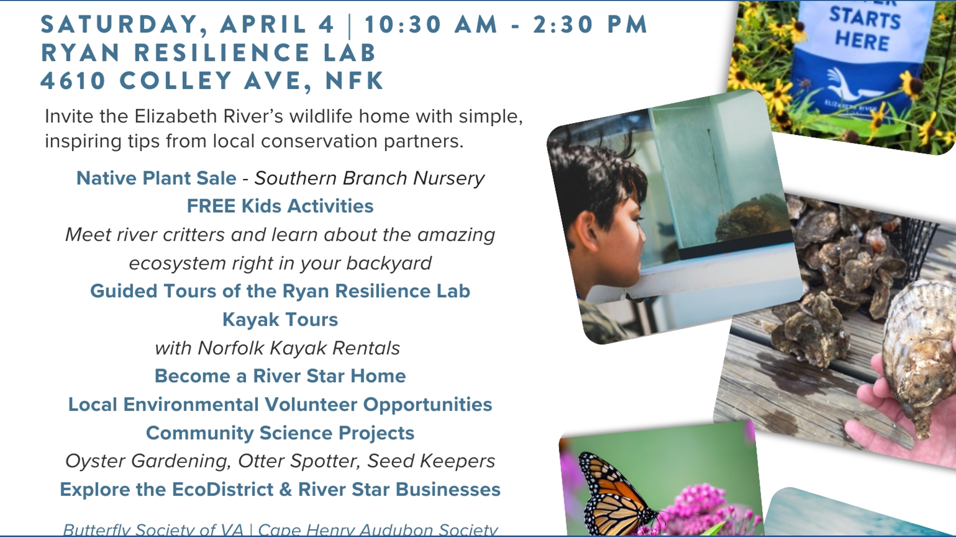 Elizabeth River Project to host "The Earth Month Kickoff: Inviting ...