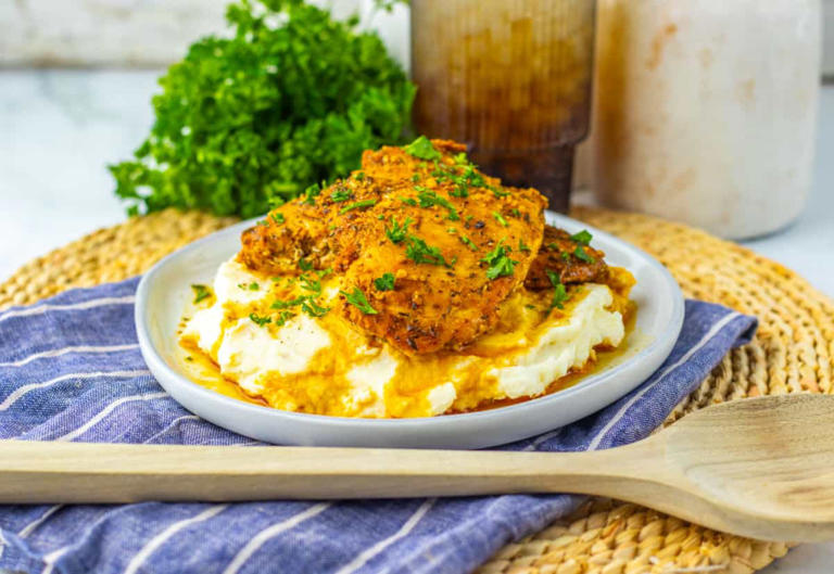 Garlic herb chicken