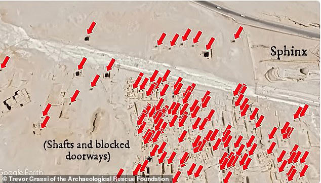 Mystery of 'second Sphinx' deepens as new footage reveals shafts that ...