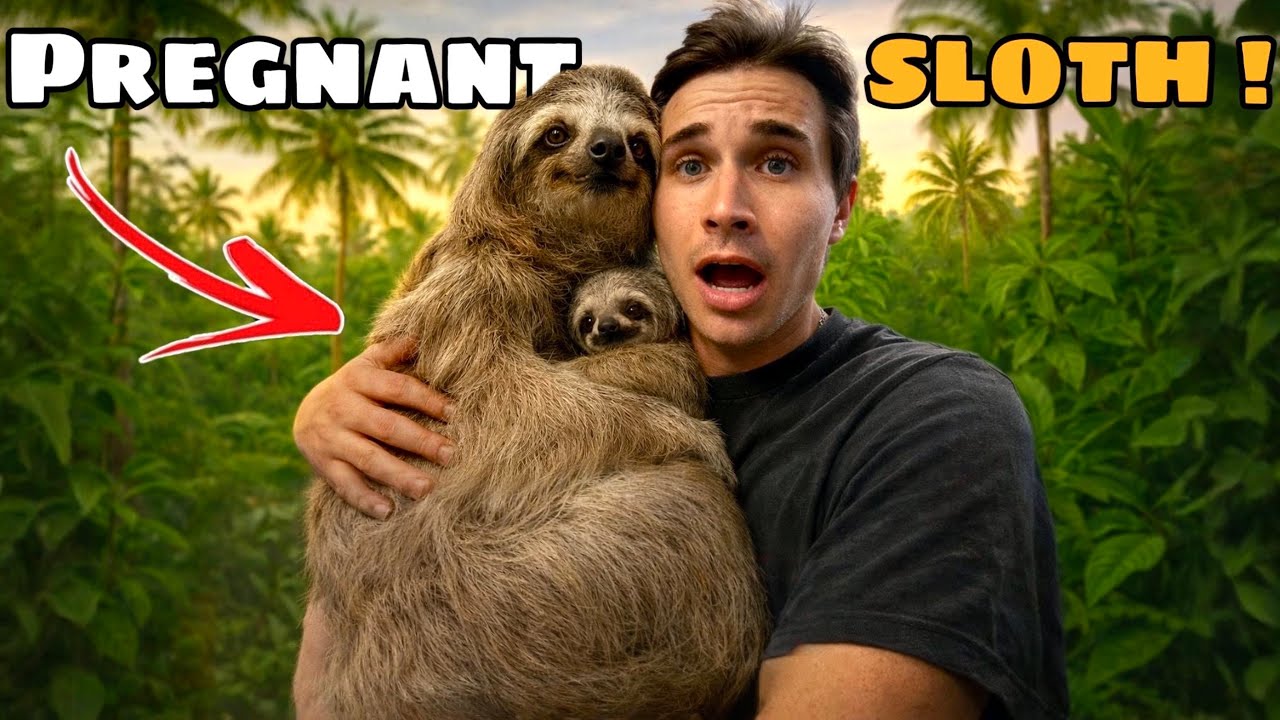 I just discovered my sloth is pregnant!