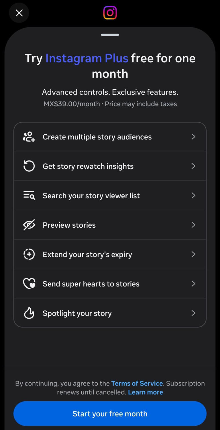 Meta begins testing Instagram Plus subscription with exclusive perks