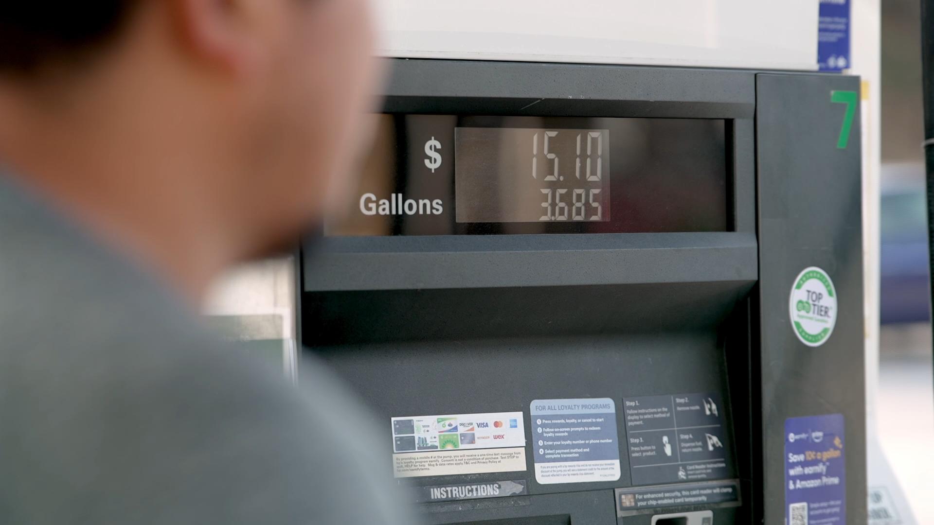 Drivers in the US react as gas prices eclipse $4 a gallon