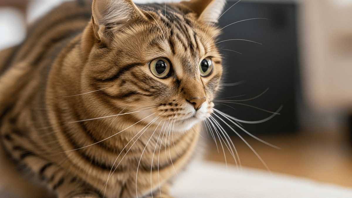 When your cat locks eyes with you, this is the message