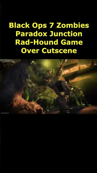 Black Ops 7 zombies rad-hound game over death cutscene animation (new ...