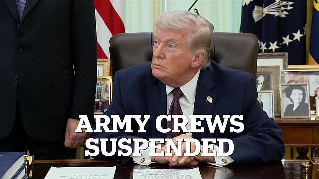 Trump reacts to Army suspending Apache crews who flew past Kid Rock