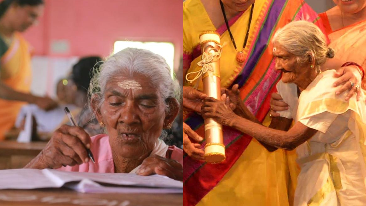 This 96-year-old grandmother went back to school, scored 98% and became ...