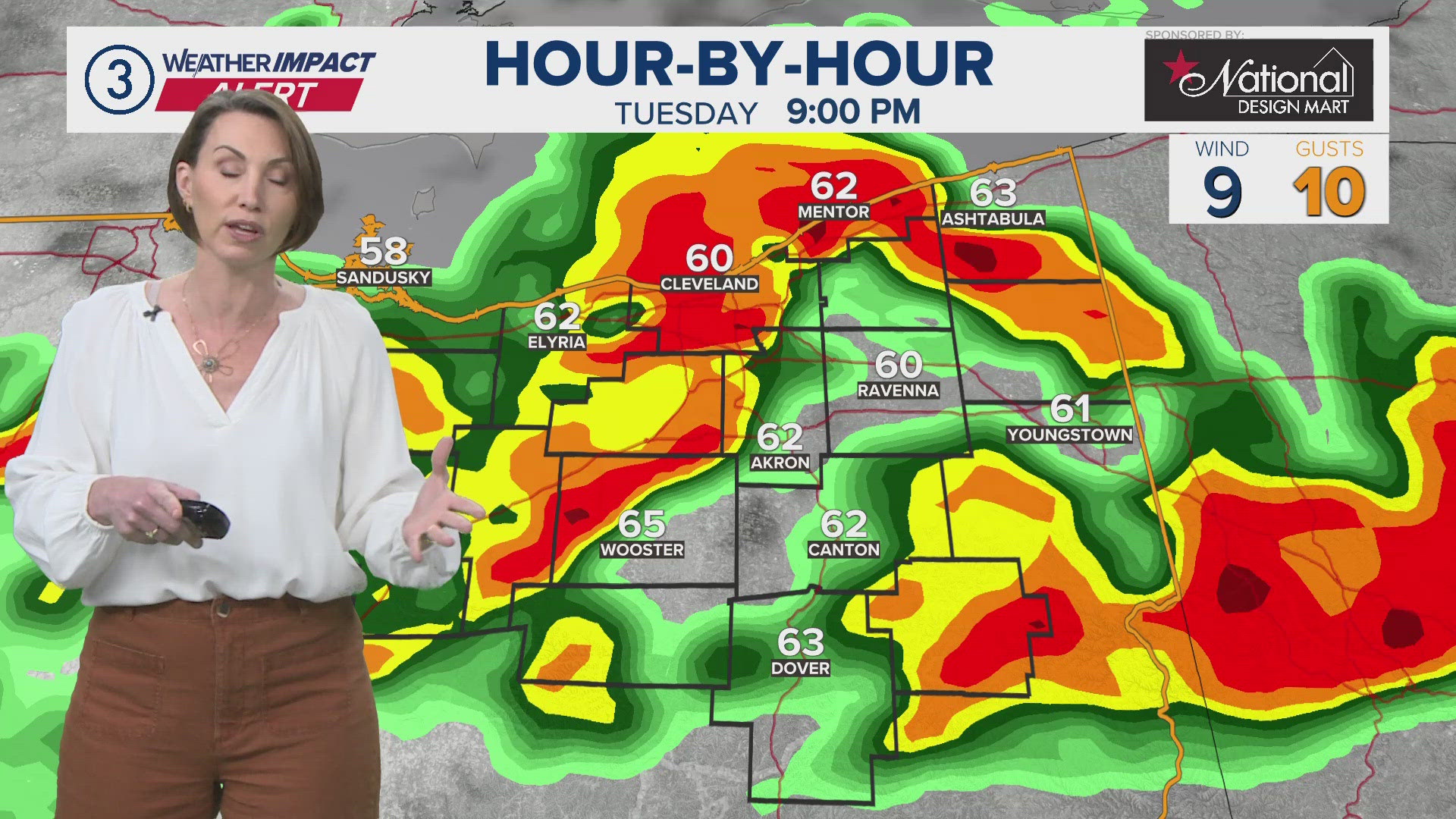 Cleveland area weather impact alert forecast: Strong storms, heavy rain ...