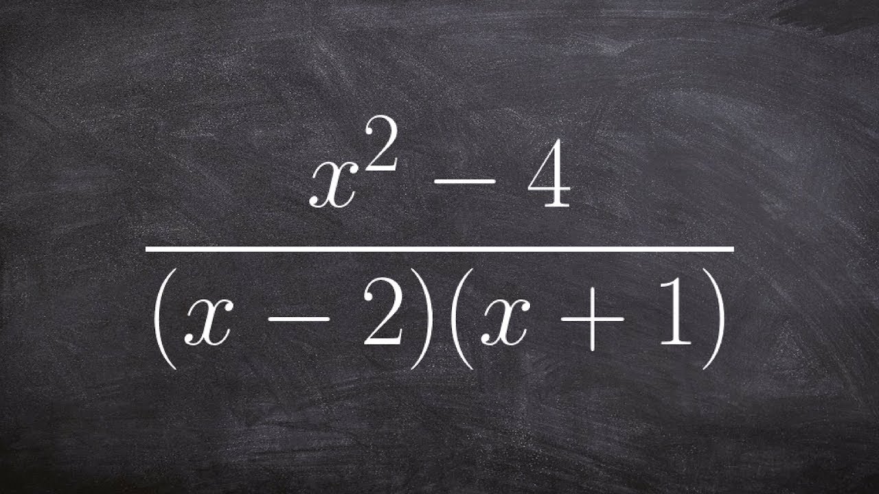Simplifying a rational expression by factoring