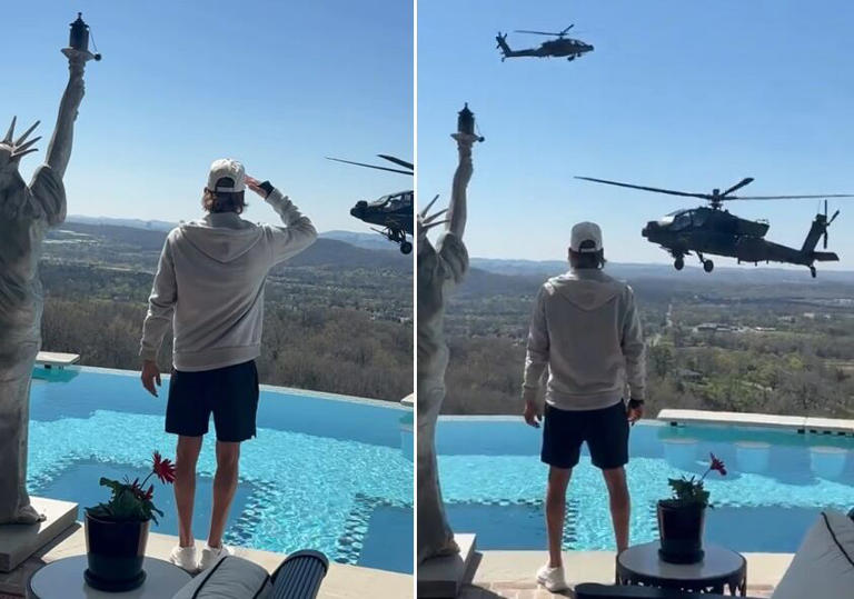 Military helicopters hover near Kid Rock's home; no punishment