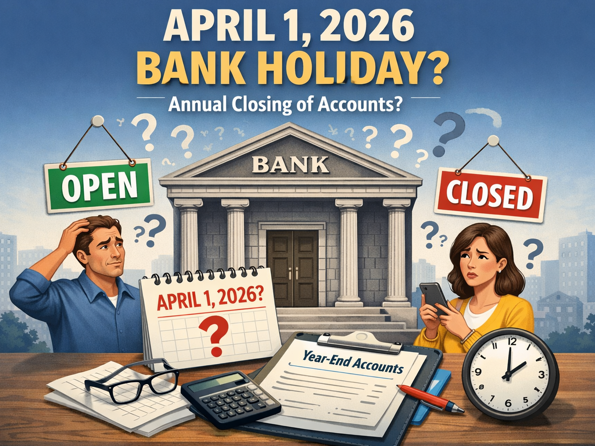 Is today a bank holiday on April 1, 2026? Check if banks are open or ...