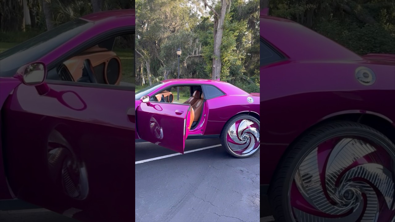 Widebody Scatpack Charger on 26’s Forgios and Challenger on 32’s DUB ...