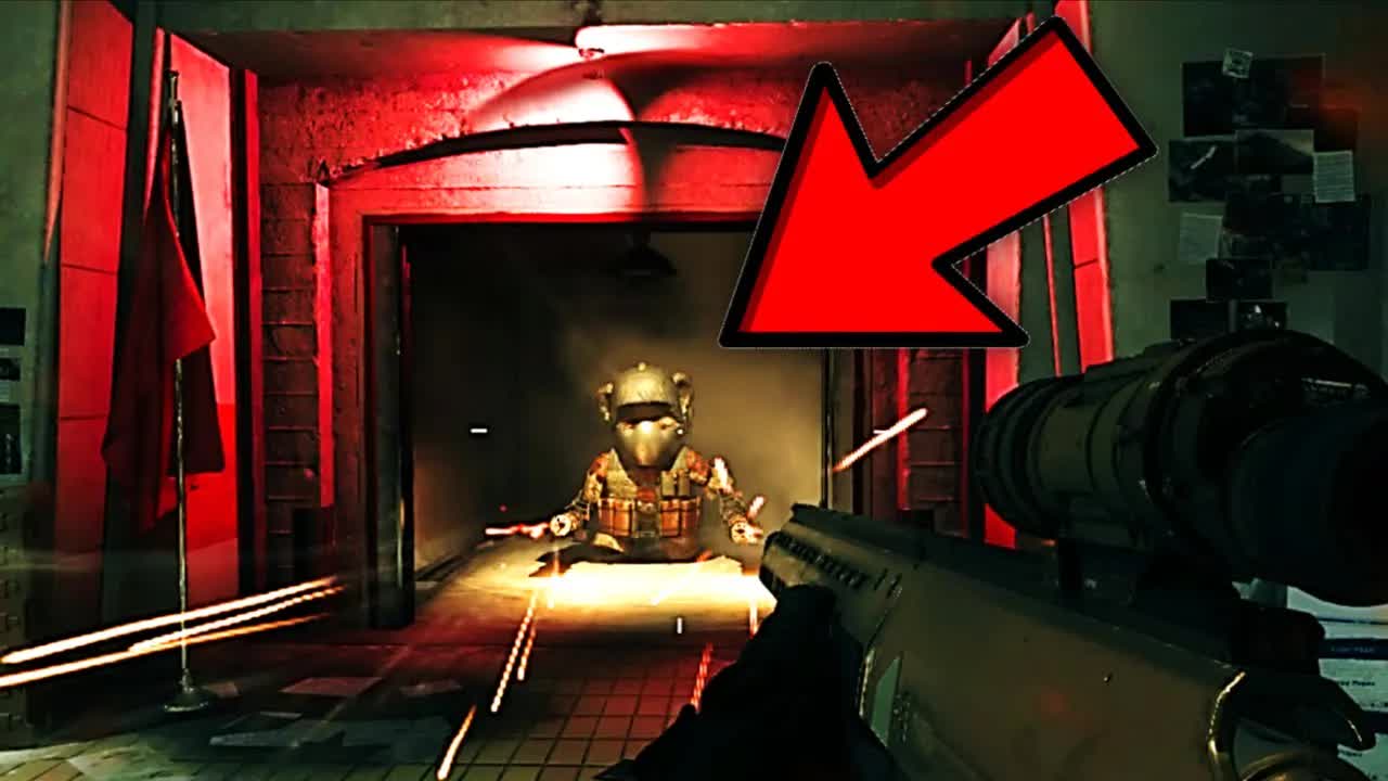 Modern Warfare trench bunker Easter egg & Juggernaut teddy bear (Modern ...