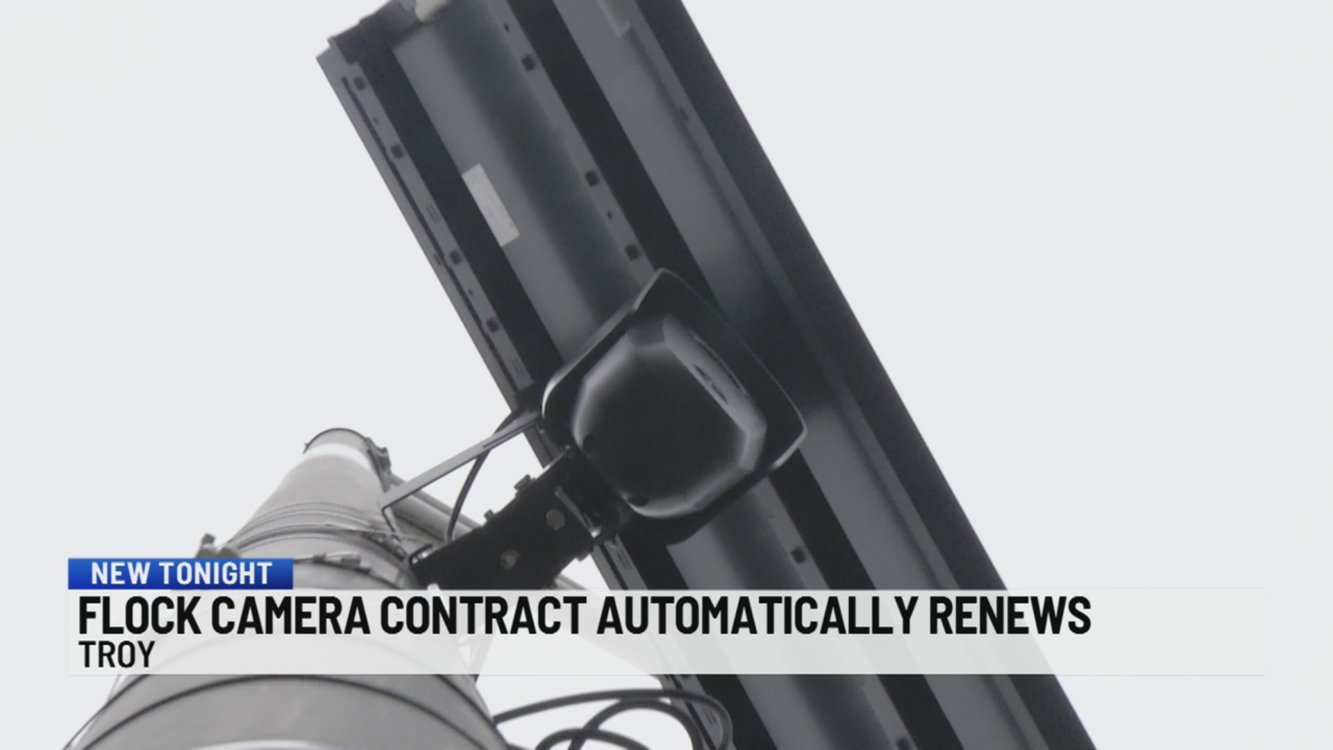 Flock camera contract automatically renewed in Troy