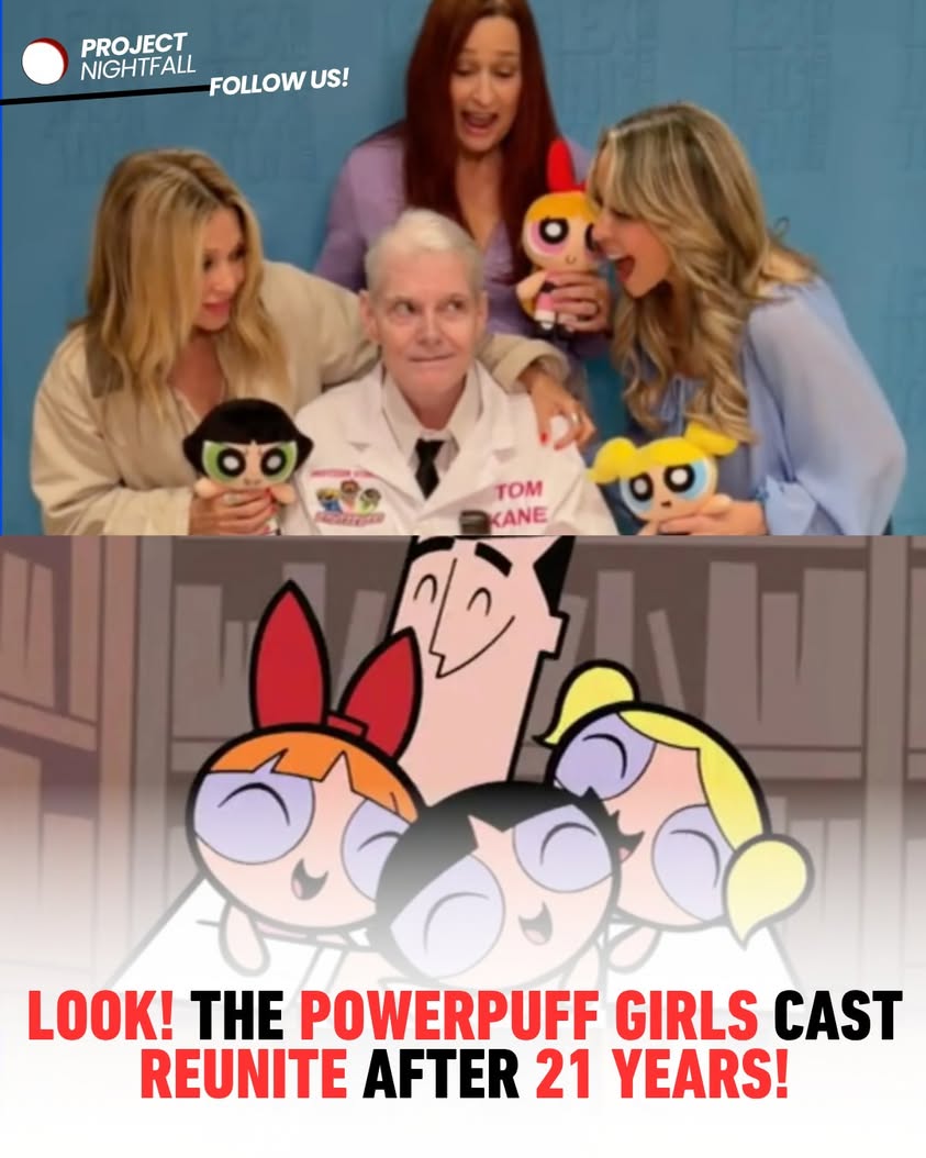 Tears flow: Powerpuff Girls voices reunite! Professor Utonium's ...