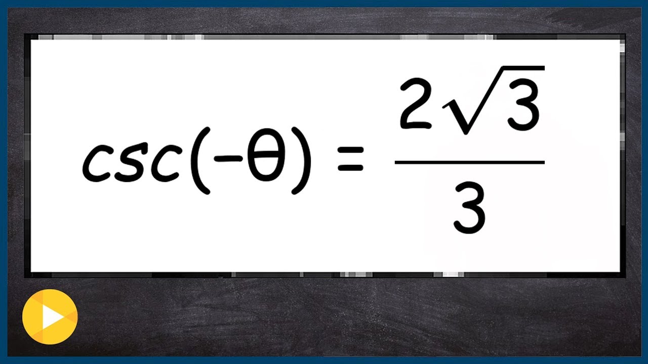 Use even-odd identities to help solve trig equation with cosine