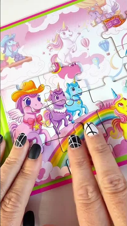 Magnetic puzzle book #asmr #puzzle #princess