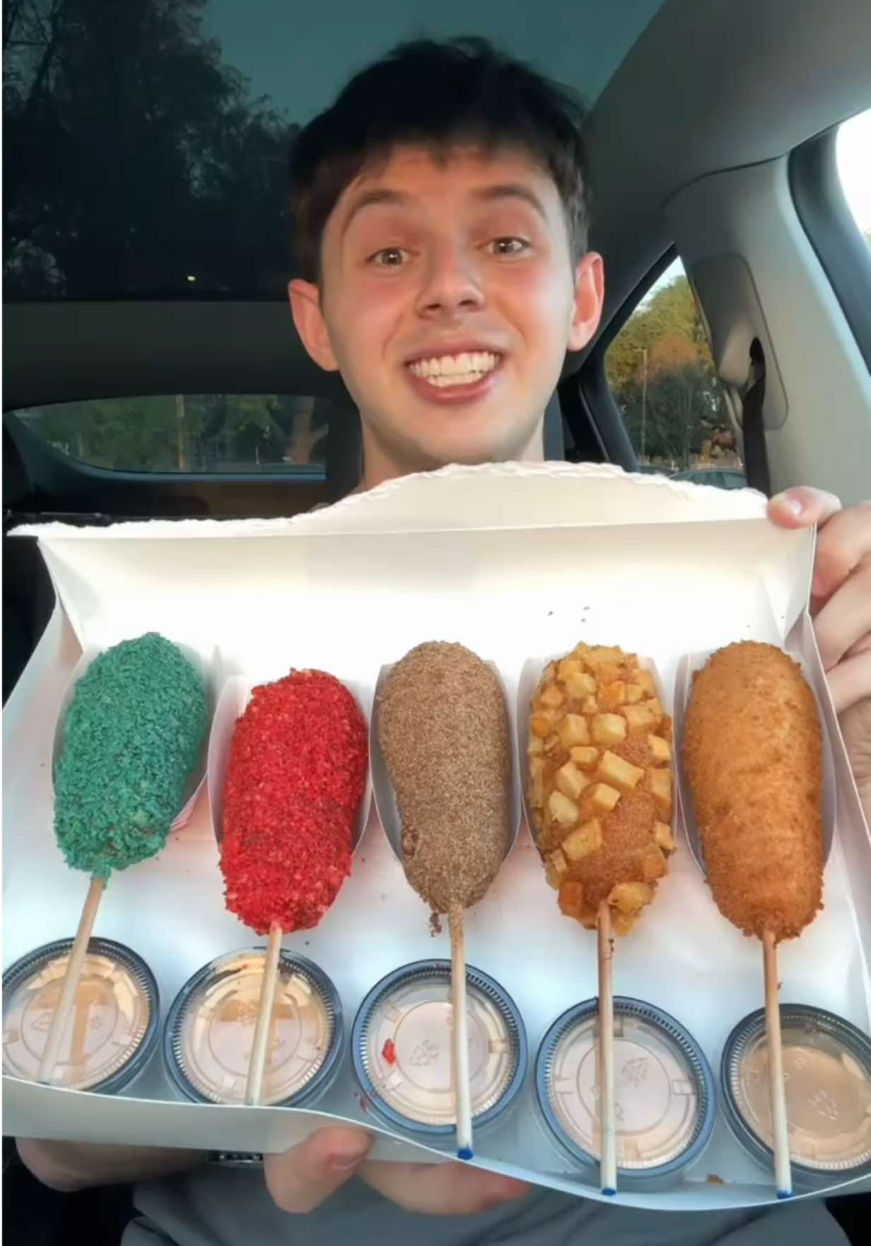 Ultimate Korean corndog and mochi donut mukbang