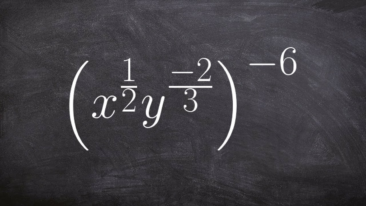 Learn how to simplify an expression using power to product rule with ...