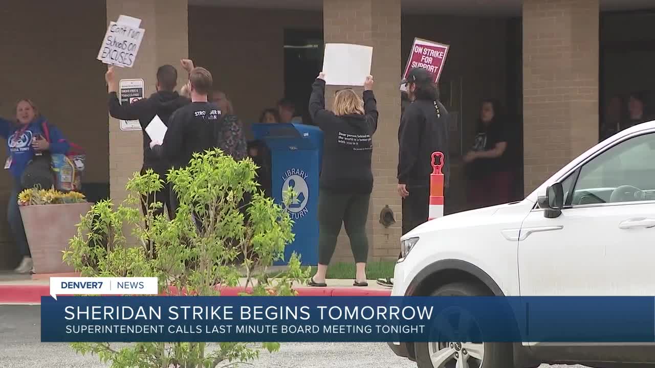 Pencils down, signs up: Sheridan teachers prepare to strike Wednesday