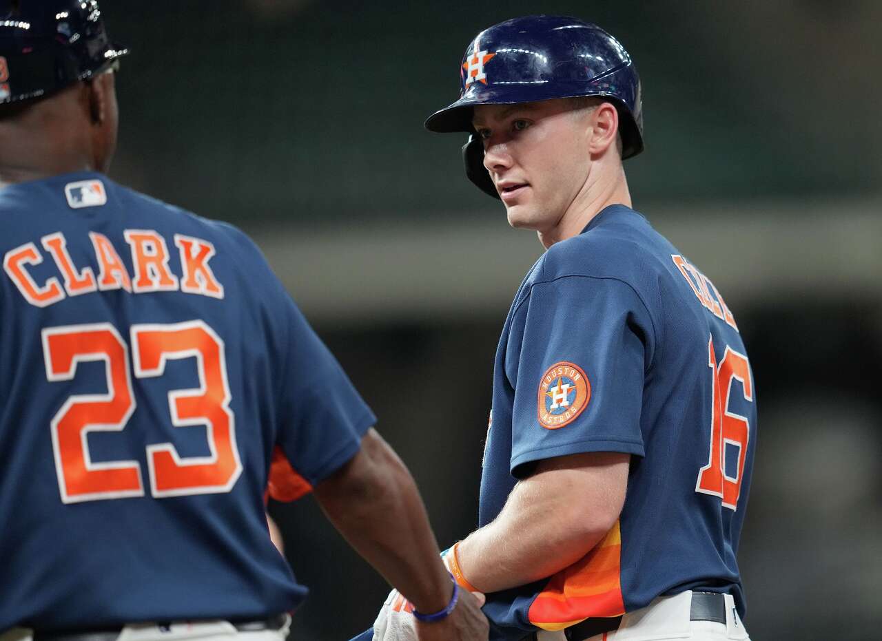 Houston Astros call up Zach Cole, option Zach Dezenzo after rehab ...