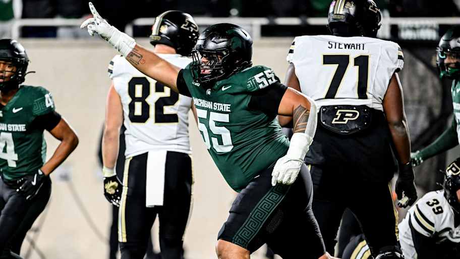 Starting Michigan State DT reveals that he came back because of Joe Rossi