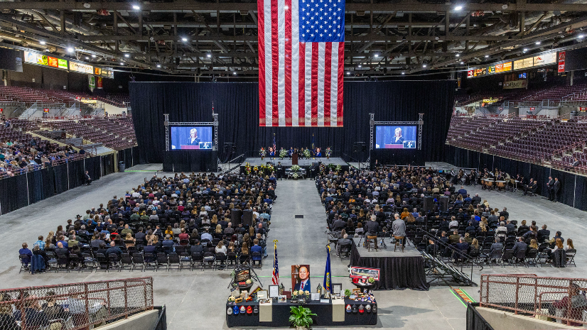 Hundreds attend memorial for late Nampa Mayor Hogaboam