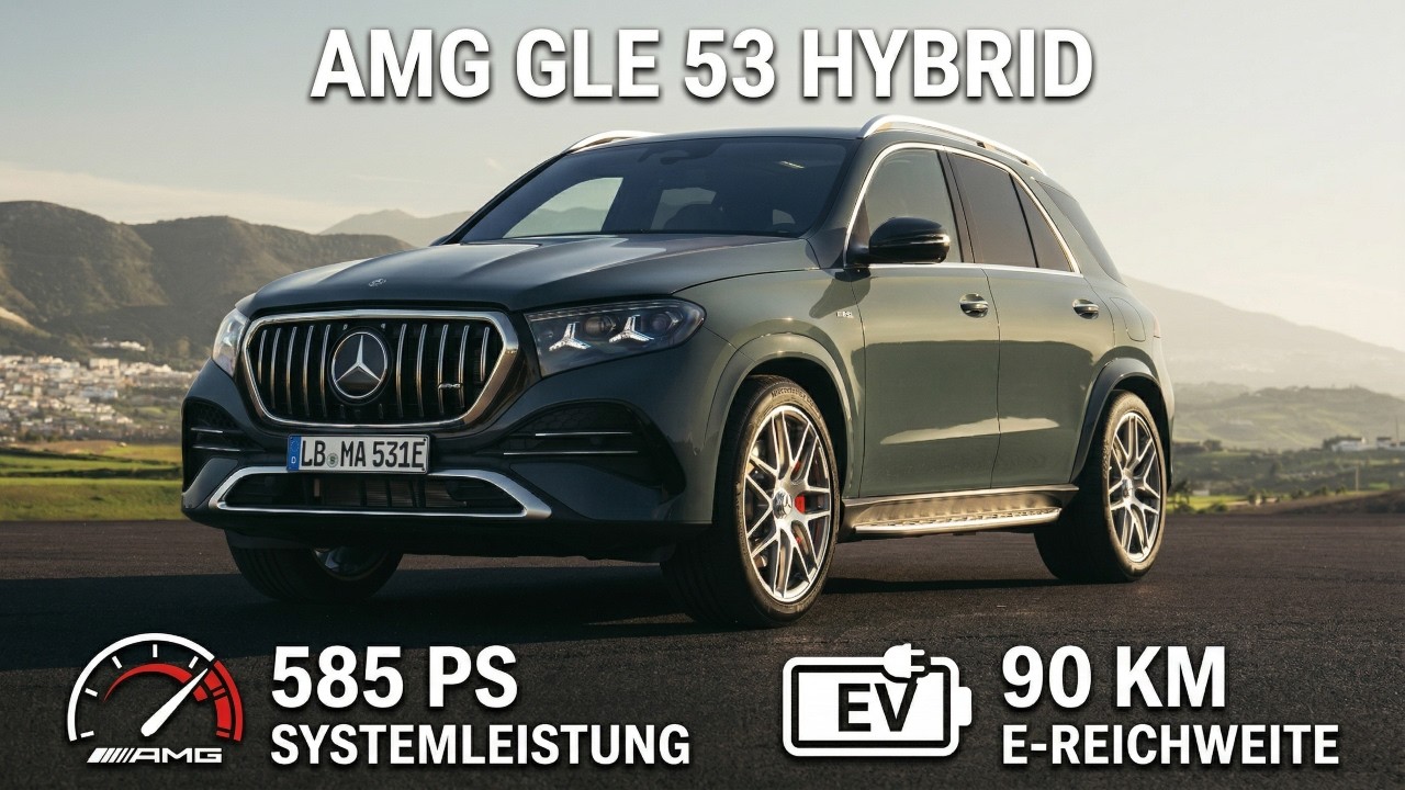 2026 Mercedes-AMG GLE 53 HYBRID 4MATIC+ Facelift (Mopf) mit 585 PS Hybrid