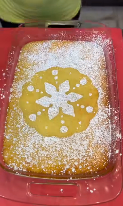 Two ingredient lemon bars that are quick and easy