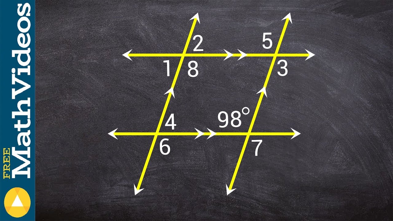 Determine the value of all of the missing measures using all of angle ...