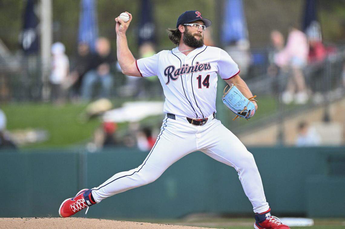 Tacoma's Rhylan Thomas enjoys stellar spring; Rainiers fall in home opener