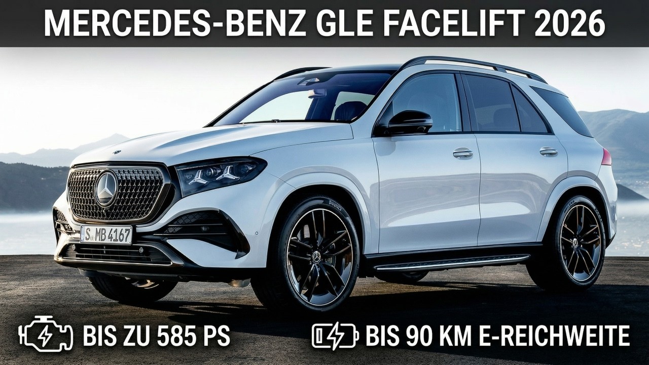 2026 Mercedes-Benz GLE facelift (Mopf): Superscreen, KI und V8-Power