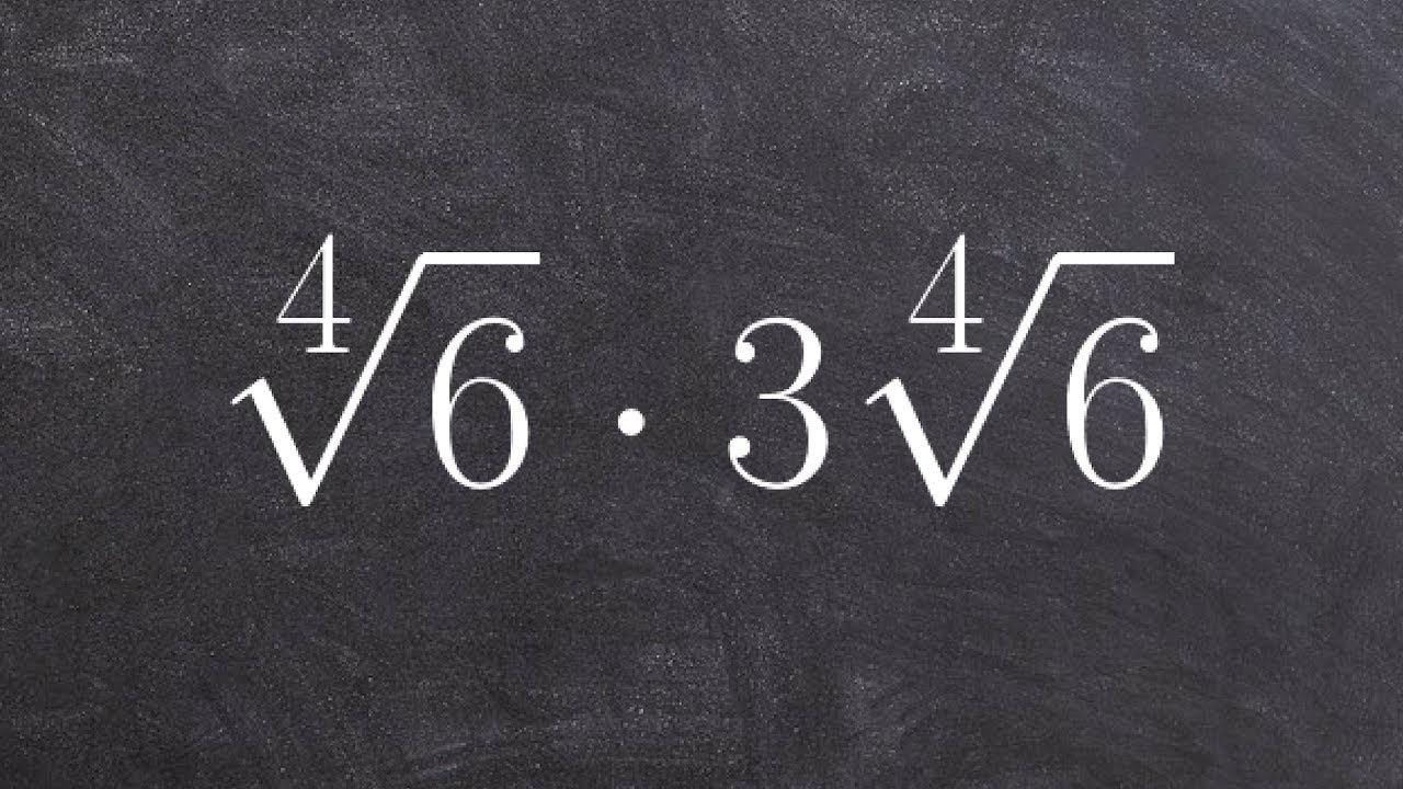 Simplifying the multiplication of two radicals