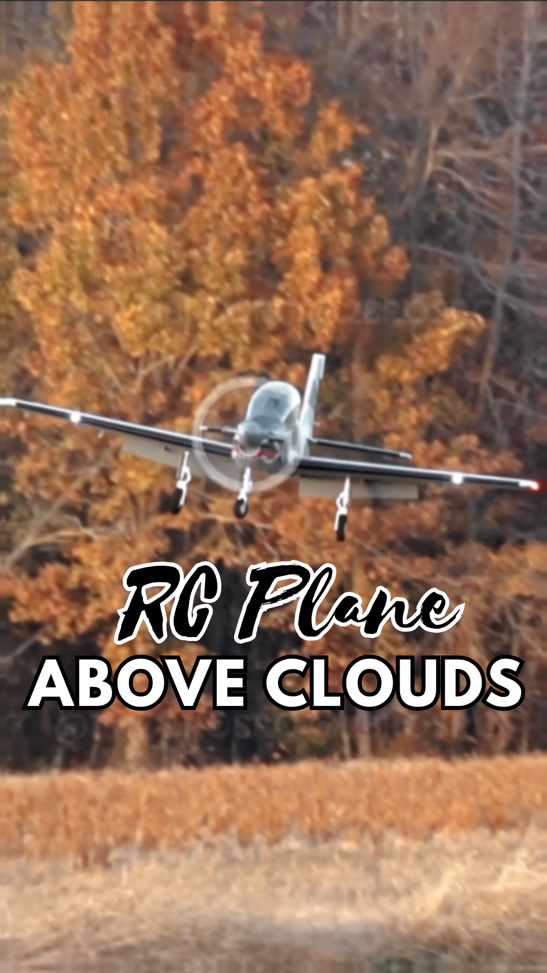 Incredible RC plane footage above the clouds