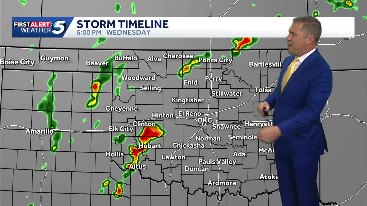 Severe weather update in Oklahoma (9:15 p.m. Tuesday, March 31, 2026)