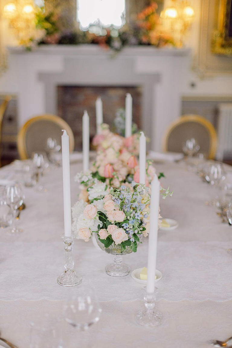 An Audrey Hepburn-inspired wedding in a fairytale castle: Alexandra & Dan