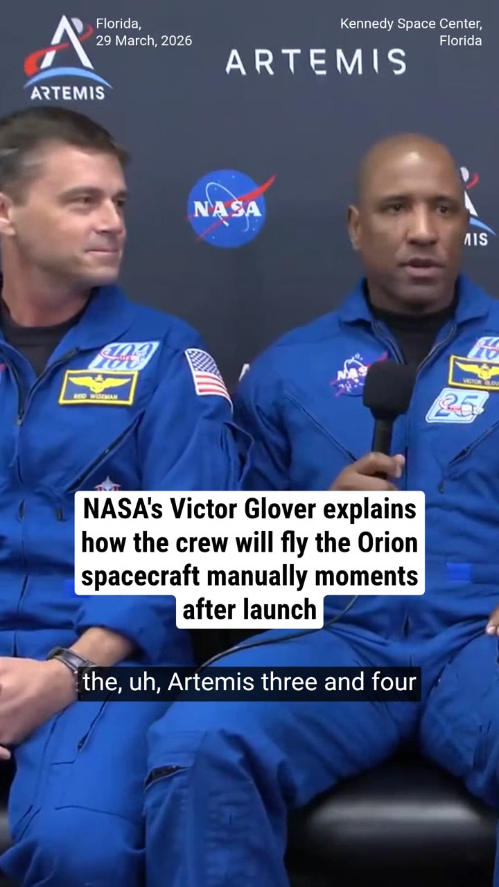 NASA's Victor Glover explains how the crew will fly the Orion ...