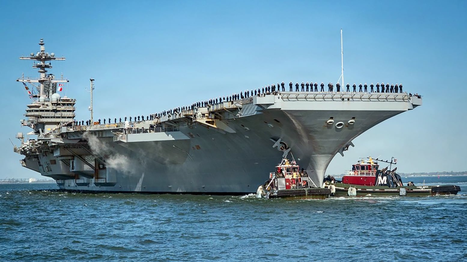 Third US aircraft carrier deployed to Middle East