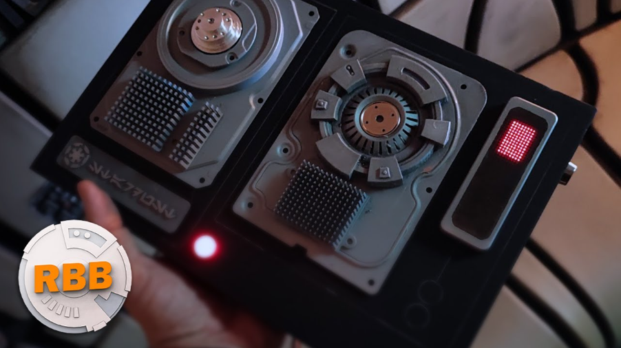 Scratch building a control panel prop from HDD materials