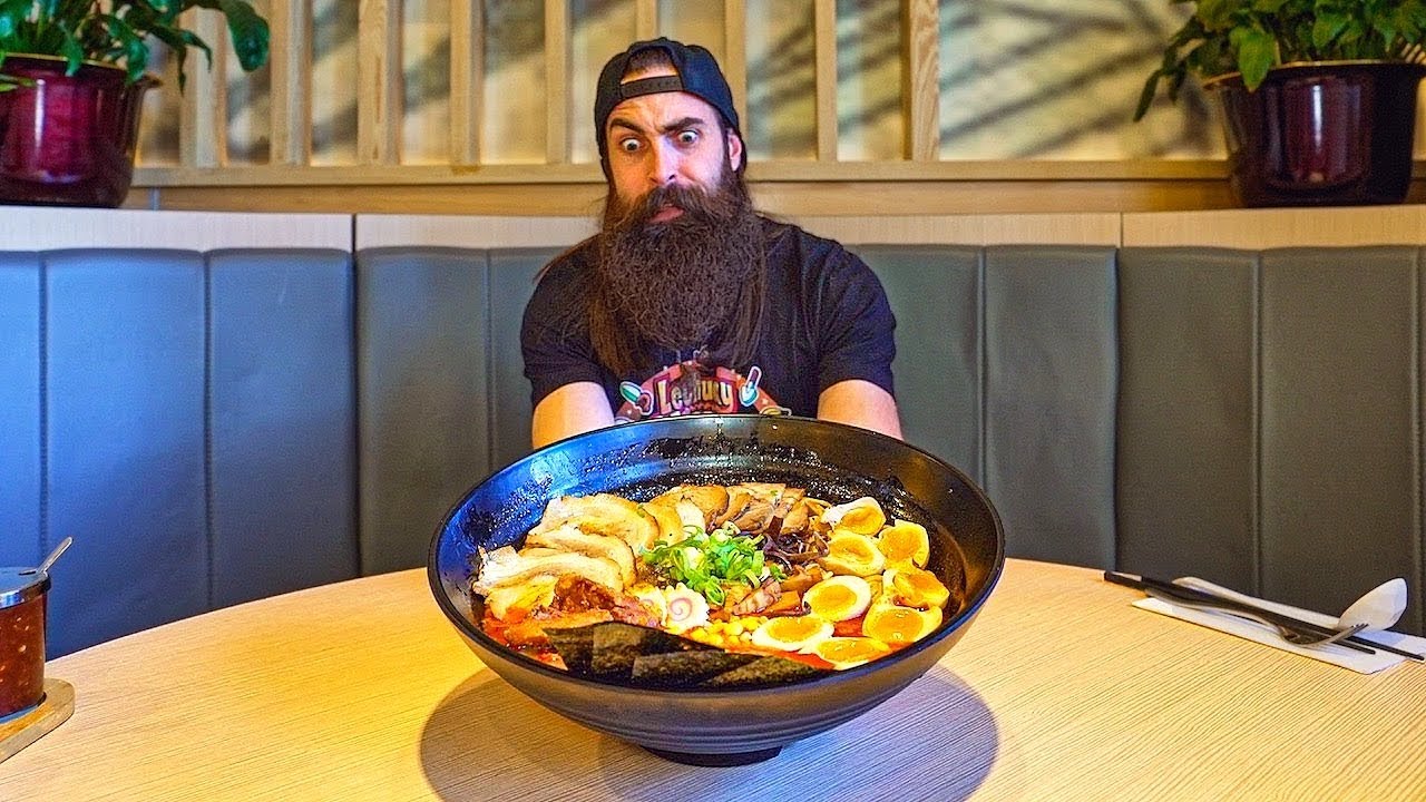 Only one person has ever finished this spicy ramen bowl challenge ...