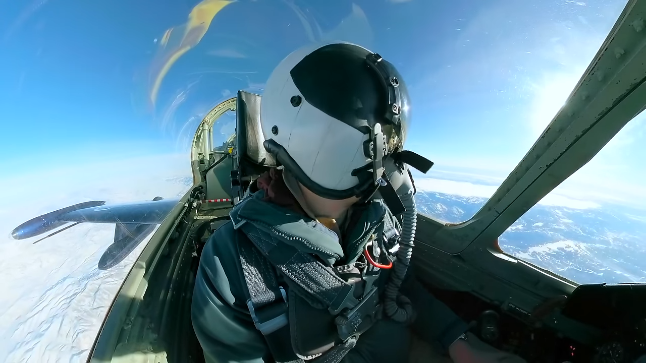 From snow covered runway to 30,000 feet - "Climb or stay trapped"